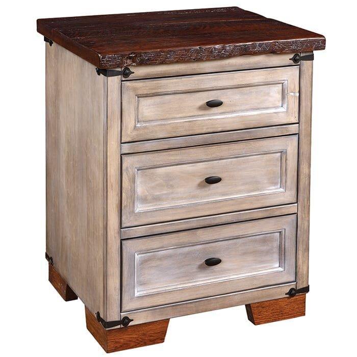 Farmhouse Heritage Reclaimed Wood 3-Drawer Amish Nightstand – Foothills ... Farmhouse Heritage Reclaimed Wood 3-Drawer Amish Nightstand – Foothills ...