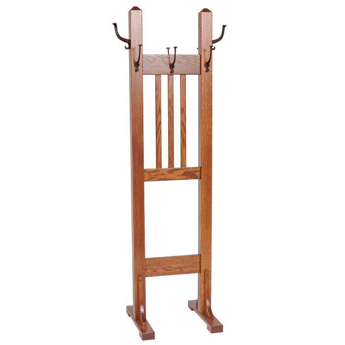 Amish Mission Stand Hall Tree – Foothills Amish Furniture