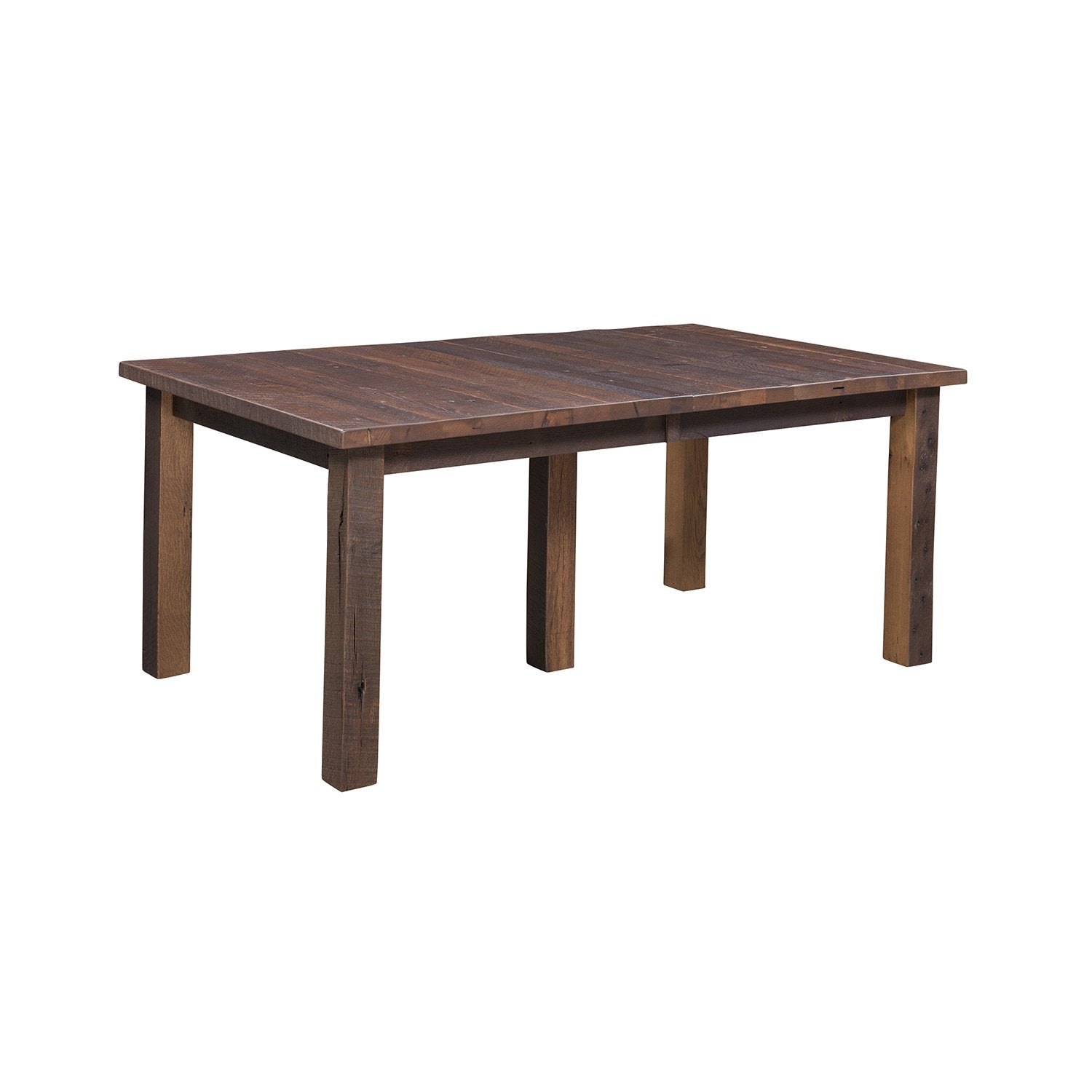 Oxford Amish Extendable Top Reclaimed Wood Dining Table – Foothills ...