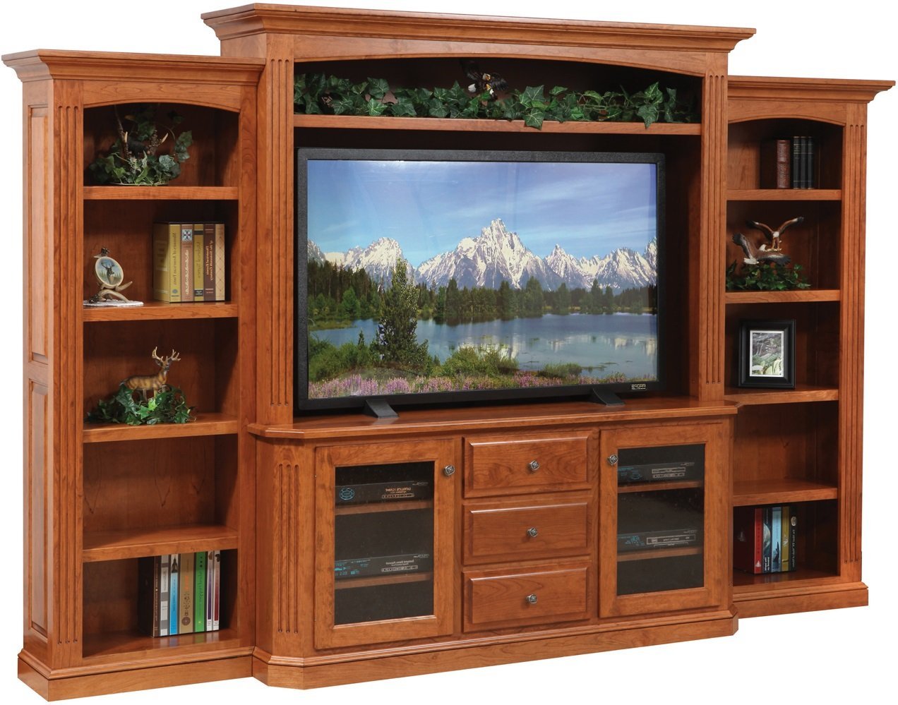 Buckingham Amish Entertainment Center – Foothills Amish Furniture