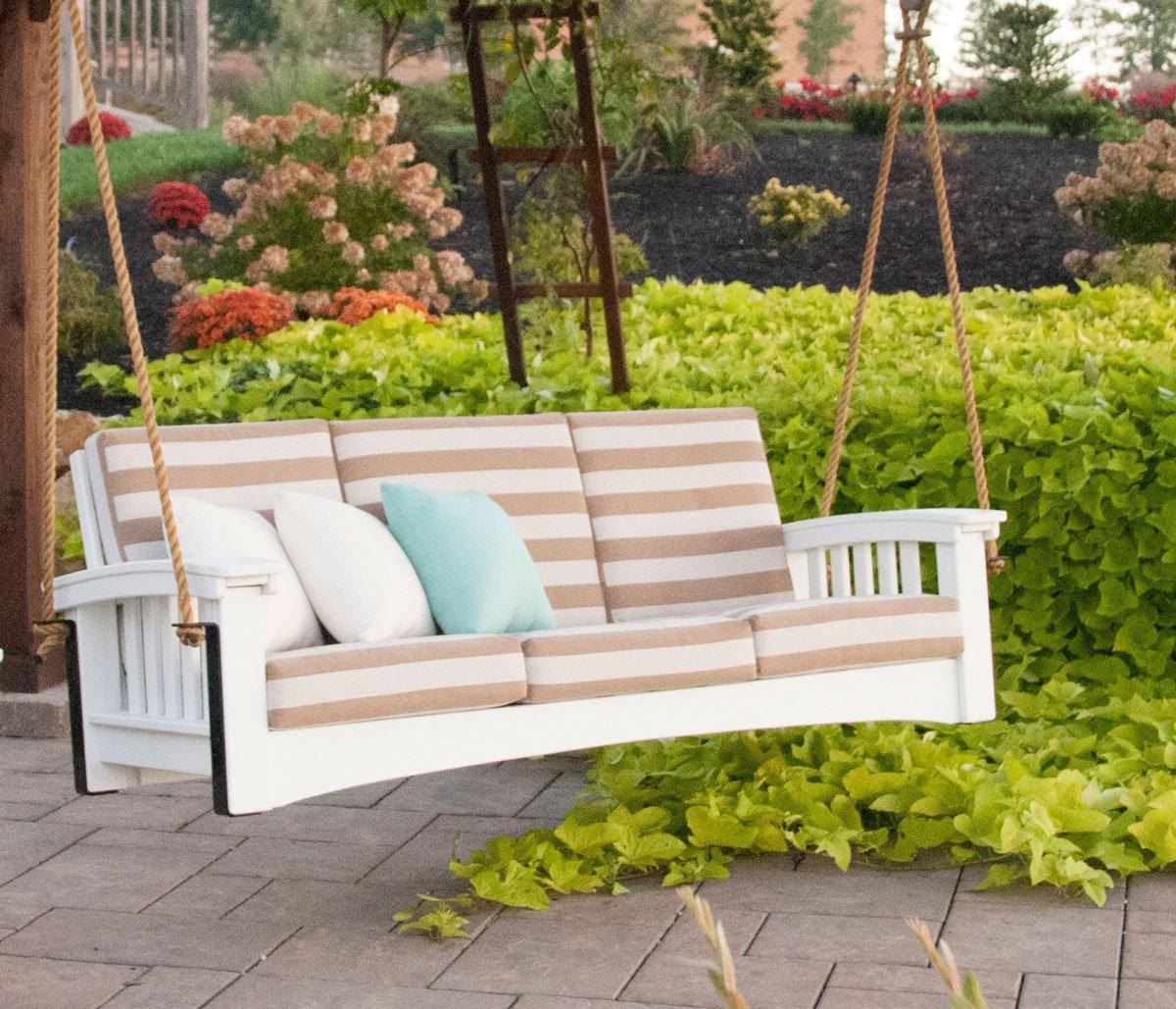 Amish Mission Sofa Rope Swing – Foothills Amish Furniture